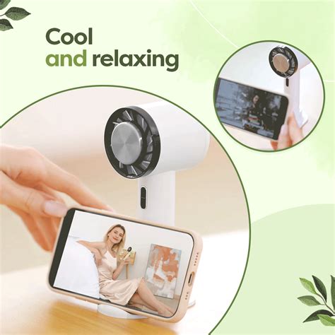 Portable Hand Fan Semiconductor Refrigeration Cooling Nisasy™ Techn