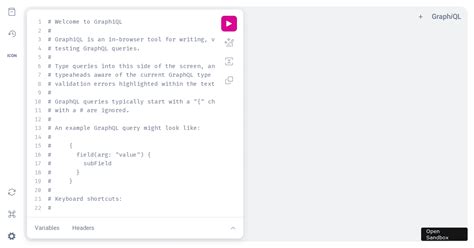 Graphiql Full View Plugin Codesandbox