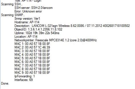 WLAN Access Points Not Showing Up Lansweeper Community