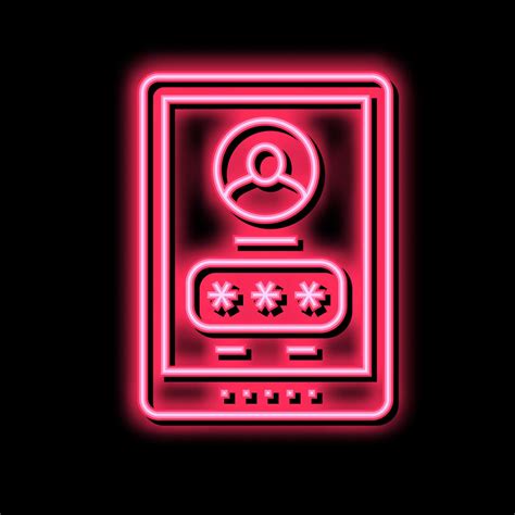 Tablet Password Color Icon Vector Illustration Sign 20377965 Vector Art