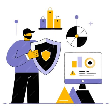Premium Vector Visualizing Cyber Security Risk Management Through