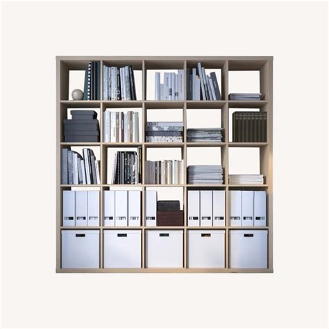 Ikea Kallax Bookcase And 4 Kinpsa Baskets Aptdeco