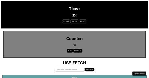 React With Use Of Custom Hooks Codesandbox