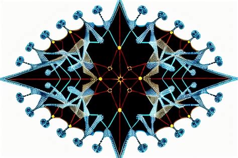 Premium Ai Image Abstract Irregular Shape Metal Particles Lines