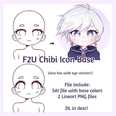 F2u Chibi Icon Base By Okuuadopts On Deviantart