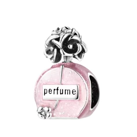 Charm Perfume Rosa Bajito Felix Brazaletes Y Charms
