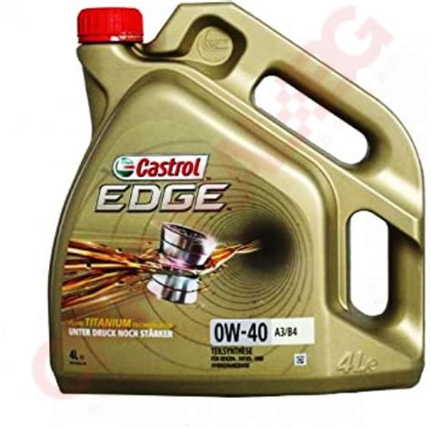 Моторно масло【 Castrol Edge 0W40 4L 】Топ цена | Original.bg