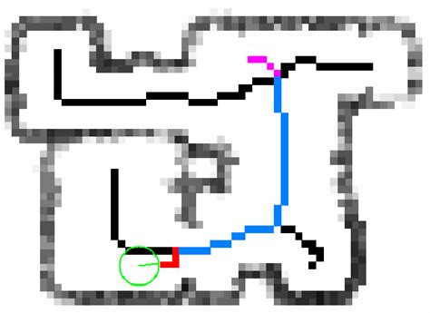 An Example Of Path Planning Using The Generalized Voronoi Diagram