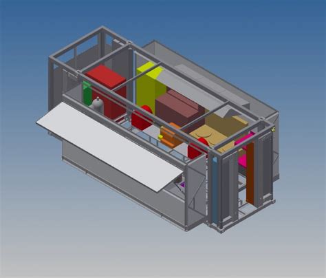 Modified Container General Assembly With Appliances Thumb Precision