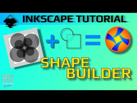 Using The Shape Builder Tool In Inkscape Youtube In Shapes Builder Tools