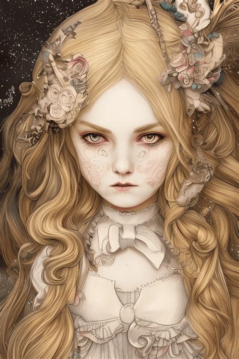 Alice In Wonderland Angry Girl · Creative Fabrica