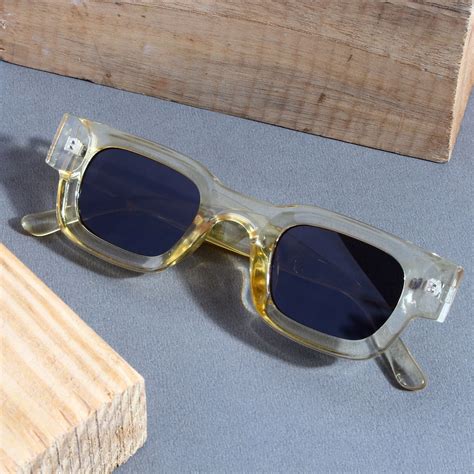 Yellow Black V1 Vintage Sunglasses Explore At Goglassic Go Glassic