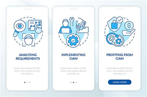 Mobile Onboarding Template With Backend Integration And Linear Illustrations Vector Tool Menu