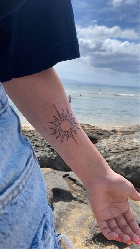 Sun Tattoo Inspiration Sun Tattoos On Arm Sun And Phoenix Tattoo
