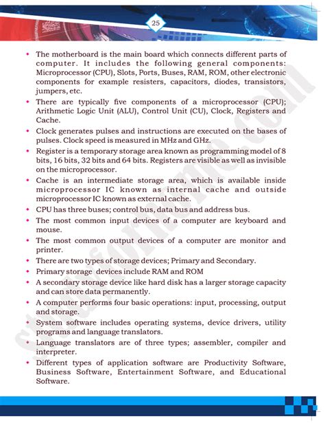 Fundamentals Of Computer Unit 1 Computer 9th Text Book