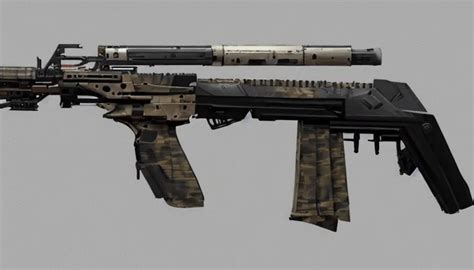 Futuristic Bullpup Assault Rifles