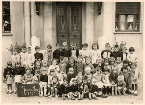 Photo De Classe Maternelle De 1956 Ecole Henri Wallon Roussillon