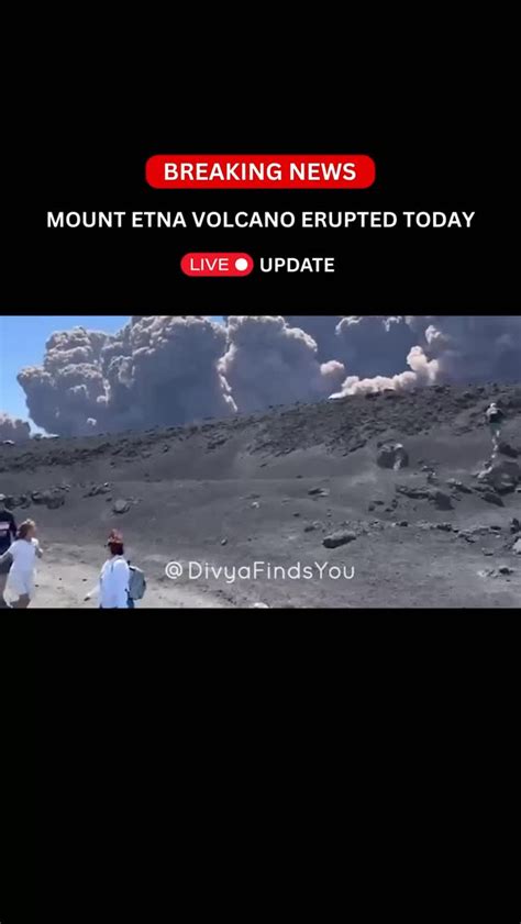 🚨mount Etna Volcano Erupted Today Mount Etna Erupted Today December 27