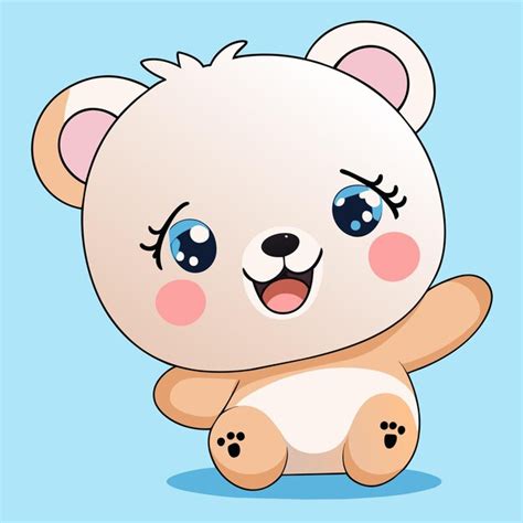 Premium Vector Cute Bear Panda Hand Drawn Cartoon Sticker Icon