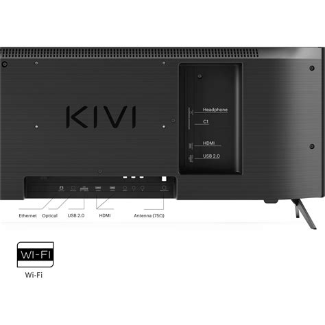 Телевизор KIVI LED 32H750NB, 32" (80 см), Smart Android TV, HD, Клас G ...