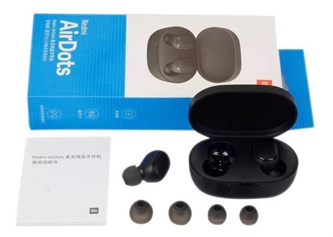 Fone de Ouvido Sem Fio Bluetooth Redmi Airdots Preto CB Acessórios