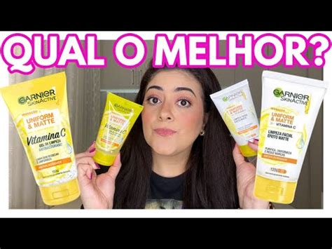 Batalha Gel De Limpeza Garnier Uniform Matte Vitamina C X Espuma De
