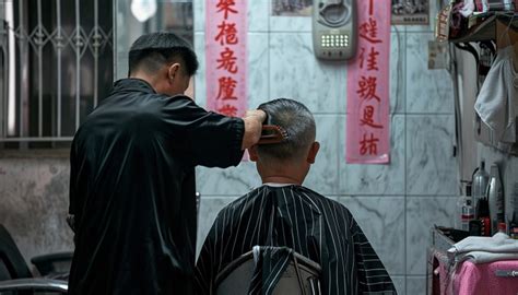 二月二龙抬头理发图片高清图片素材