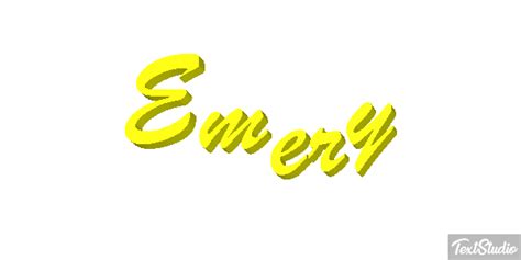 Emery Nombre Diseños De Logotipos  Animados