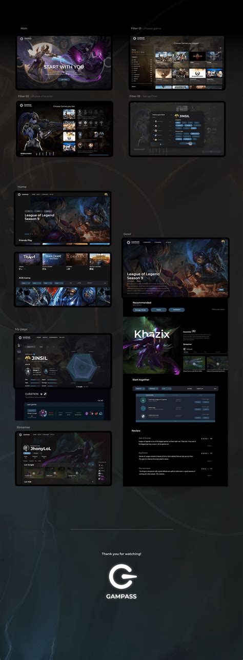 Game Matching Platformuiux On Behance