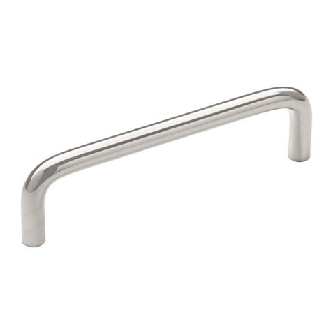 Amerock Brass Wire Pulls 4 In 102 Mm Center To Center Polished Chrome