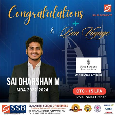 Dubai Placement Proudmoment Sai Darshan