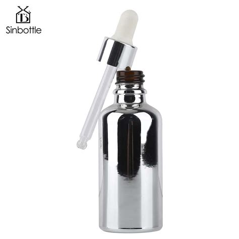 China Custom Silver Plated Glass Essential Oil Bottle Manufacturers