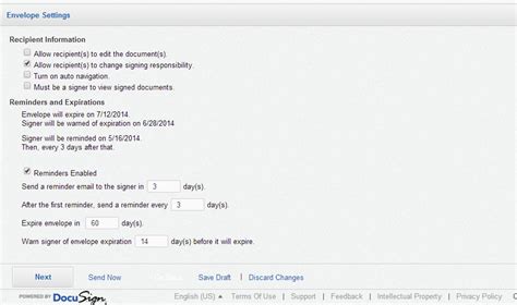 DocuSign Sending ASU Enterprise Technology