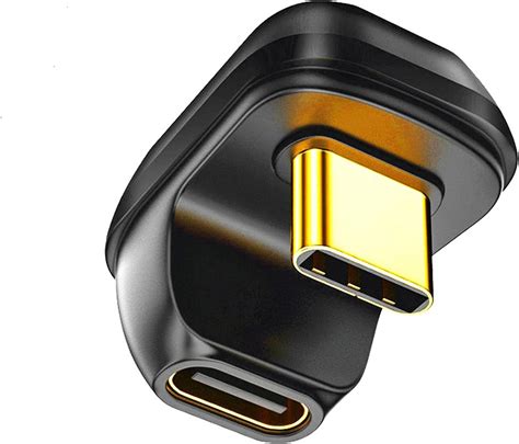 Poyiccot 180 Degree Usb C Adapter 240w 2pack U Shape Usb C