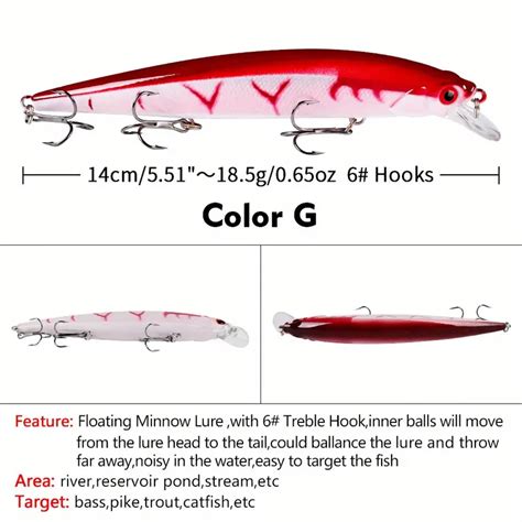 Realistic Wobbler Fishing Lure Minnow Artificial Temu Australia