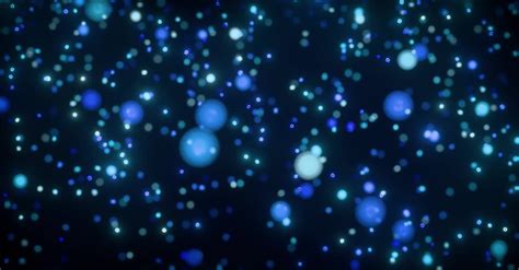 Анотація синій частинок на темному тлі · Безкоштовне стокове відео