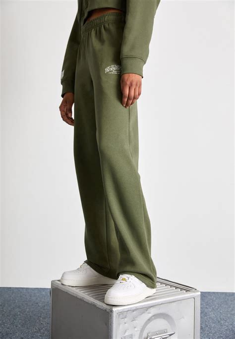 Ellesse Gonia Wide Leg Jog Pant Pantaloni De Trening Olive Oliv
