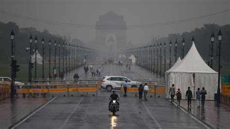 Delhi Breathes As Light Rain Showers Bring Respite From Severe Smog