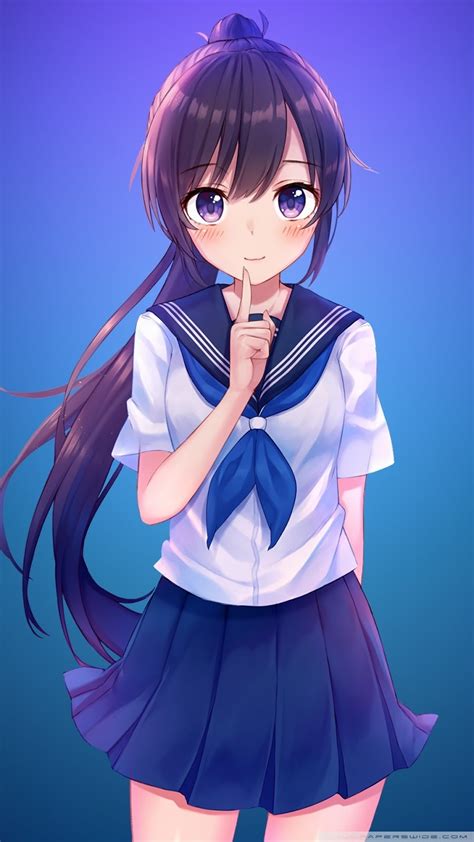 846 Wallpaper Anime Girl Hd Android Myweb