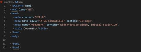 Vscode Emmet Html Lang En Lang Ko Vscode Usingu