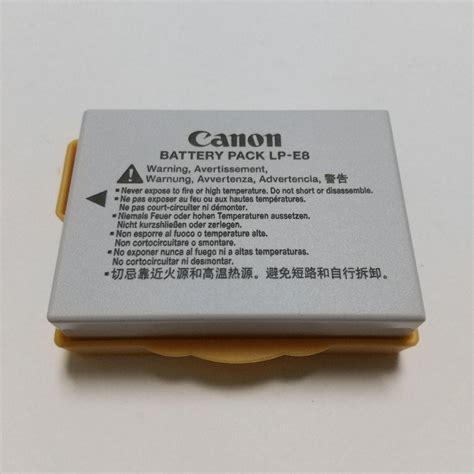 Canon キヤノン Lp E8 バッテリー 未使用品 メルカリ