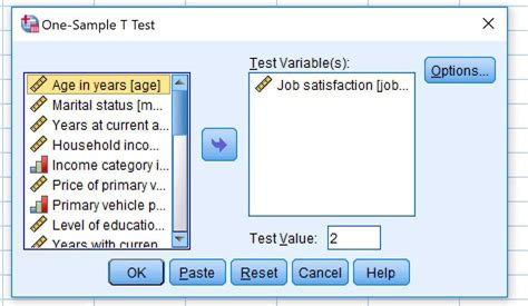 One Sample T Test In SPSS Johan Osterberg Product Engineer