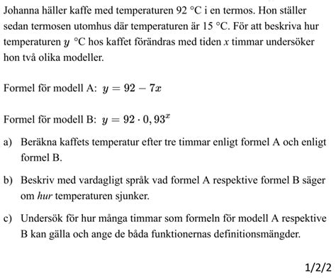 Ma5000 1b Exponentialfunktioner Potensfunktioner Och Matematiska
