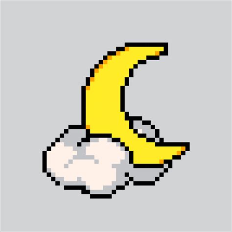 Pixel Art Illustration Moon Pixelated Moon Shiny Moon Pixelated For The Pixel Art Game And