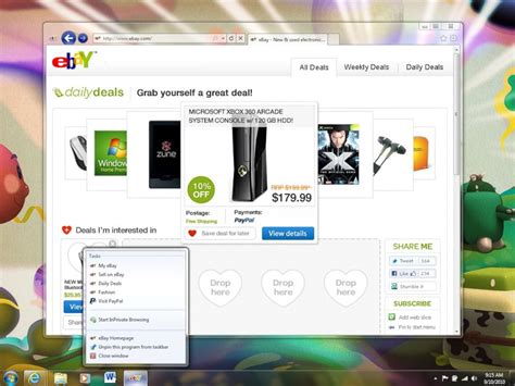 Internet Explorer 10 Screenshots