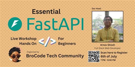 Arnav Ghosh On Linkedin Backend Fastapi Python Workshop Freeseminar