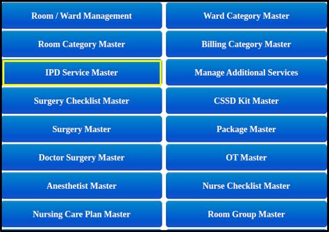 Ipd Service Master Medixcel Support