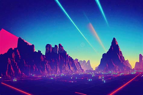 figures of people like 3d render neon background blurred in dark stock