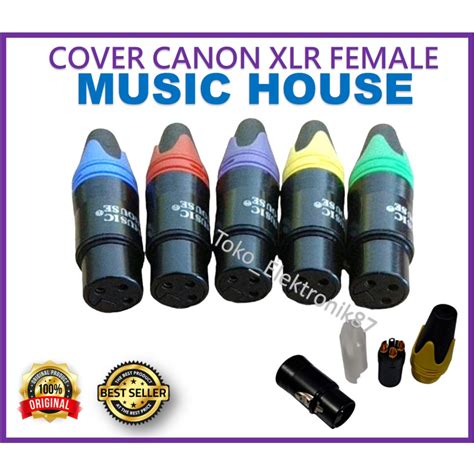 Jual Cover Canon Music House Xlr Female Socket Shopee Indonesia