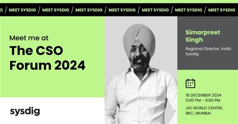 Simarpreet Singh On Linkedin Excited To Announce That Ill Be Speaking At The Upcoming Cso